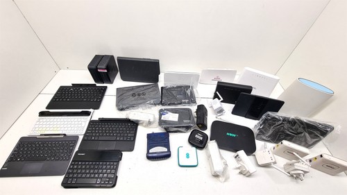 Job Lot Untested Wireless Wired Routers Keyboard Samsung Zyxel Netgear ...