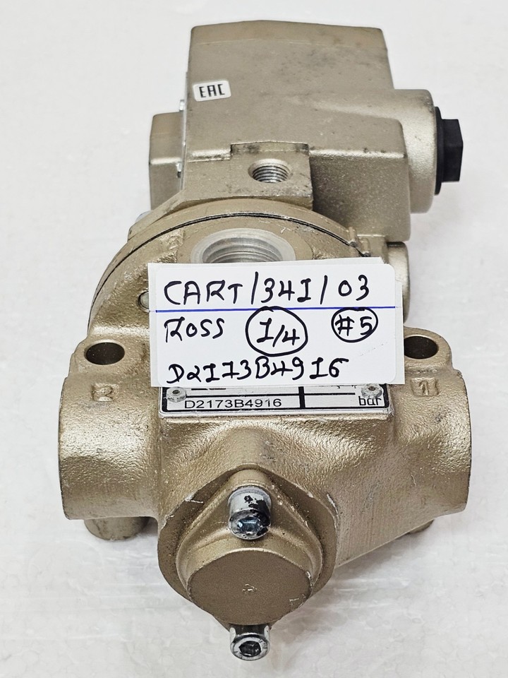 ROSS D2173B4916 ELECTRICAL ACTUATION SOLENOID VALVE (NEW-OPEN BOX) #5 ...