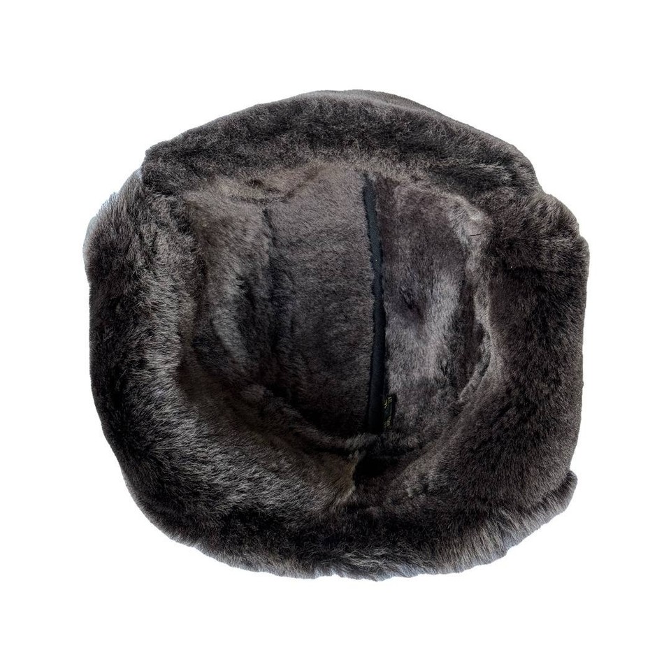 Genuine Shearling Sheepskin Trapper Hat Ushanka Aviator Hat | eBay