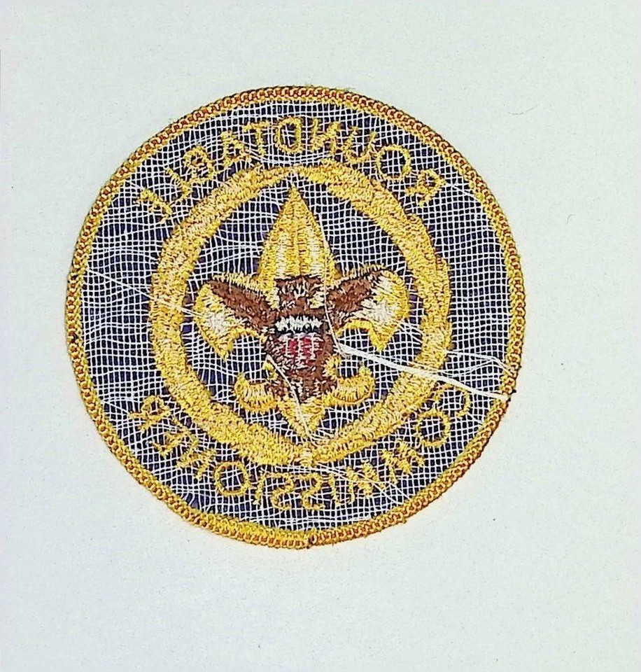 BSA Vintage Roundtable Commissioner Position Patch Blue Gold ...