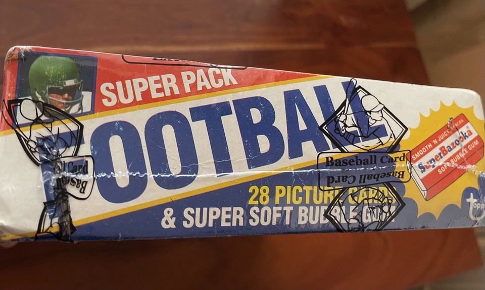 1980 Topps Football Super Cello Box BBCE | eBay