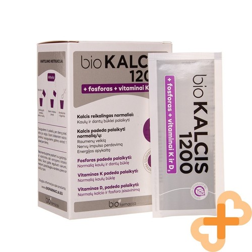 bioKALCIS 1200 mg Phosphorus Vitamin K D 15 Sachets Muscle Health Bones ...