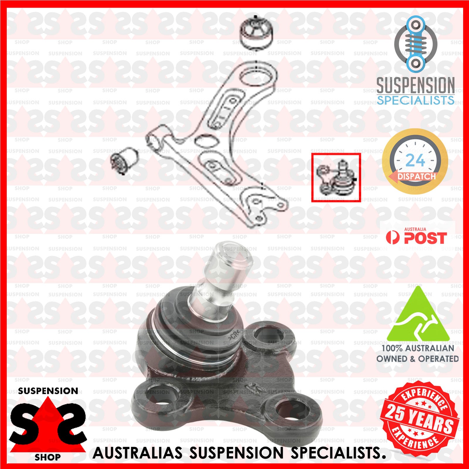 Lower Front Axle Ball Joint Suit HYUNDAI Tucson 2.0 CRDi AWD TUCSON ...