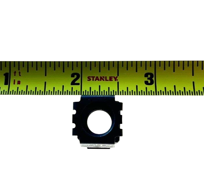 Chrysler Captive Cage Nuts Square Type 3/8-16 Screw Size .660" OD Black ...