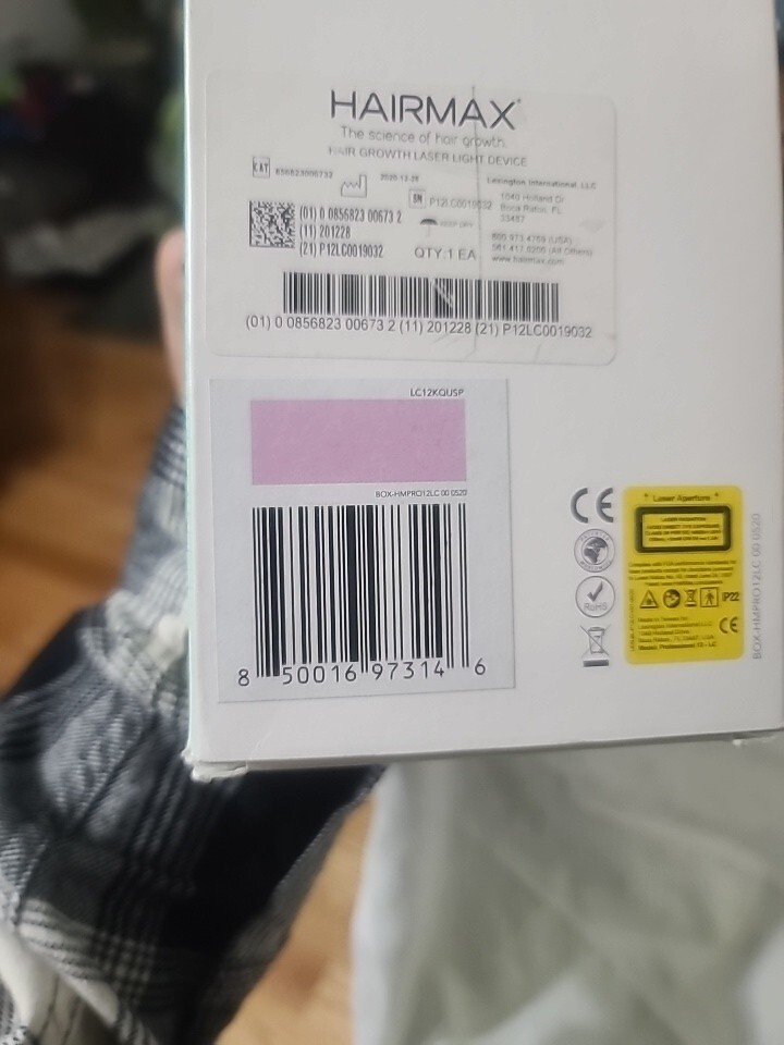 Hairmax Professional 12 Purple Laser Comb w/ Case - OPEN BOX | eBay