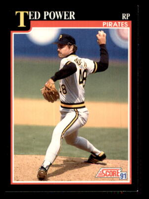 1991 Baseball Score Ted Power Pittsburgh Pirates #255 | eBay