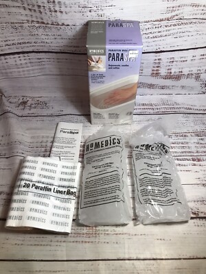HoMedics ParaSpa Paraffin Wax Refill 2 Lbs of Wax & 20 Liners NEW Open ...