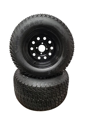 (2) Carlisle Turf Smart 23X10.50-12 4 Ply Tractor Mower Tires Wheels 4 ...