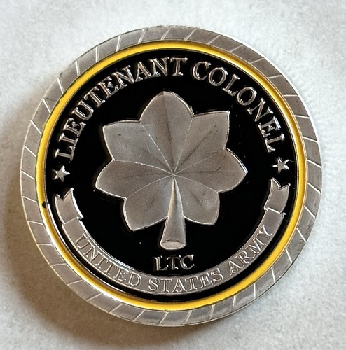 Challenge Coin U.S ARMY LIEUTENANT COLONEL RANK CHALLENGE COIN | eBay