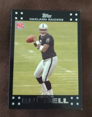2007 Topps Football Card #286 JaMarcus Russell Rookie Raiders LSU (EX ...
