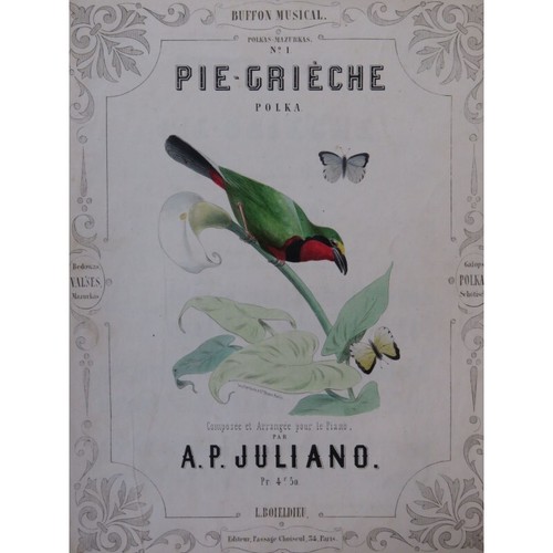 JULIANO A. P. Pie-Grièche Piano ca1850 | eBay