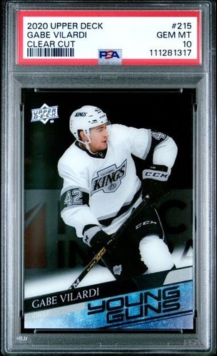 GABE VILARDI 2020-21 Upper Deck #215 Young Guns Clear Cut RC Rookie ...