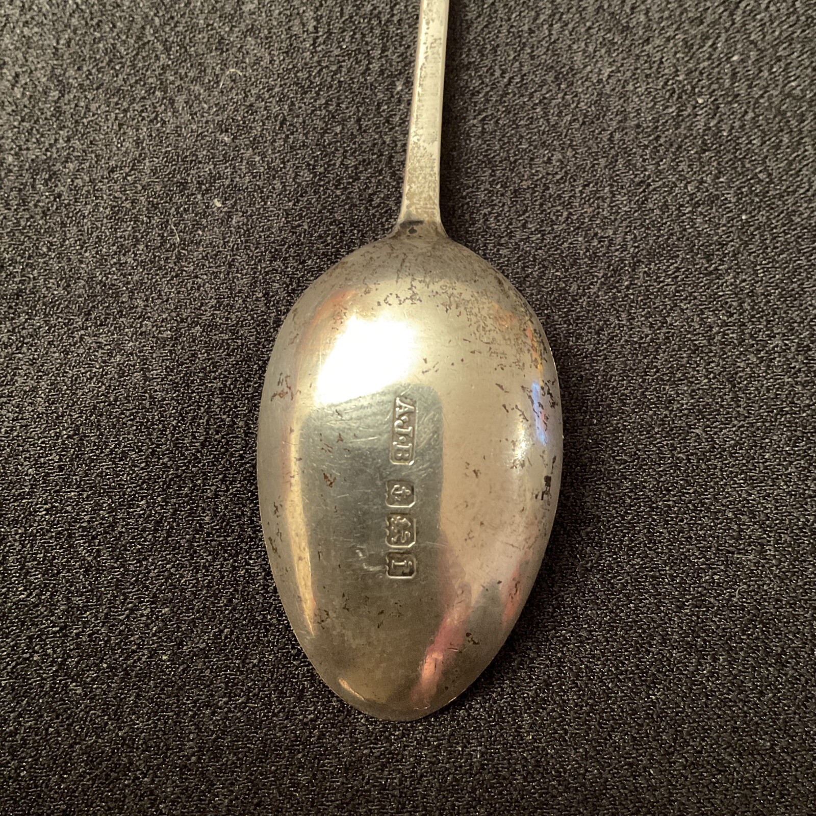 Sterling Silver Monk Finial Spoon 1908 Birmingham ~ A.J. Bailey | eBay