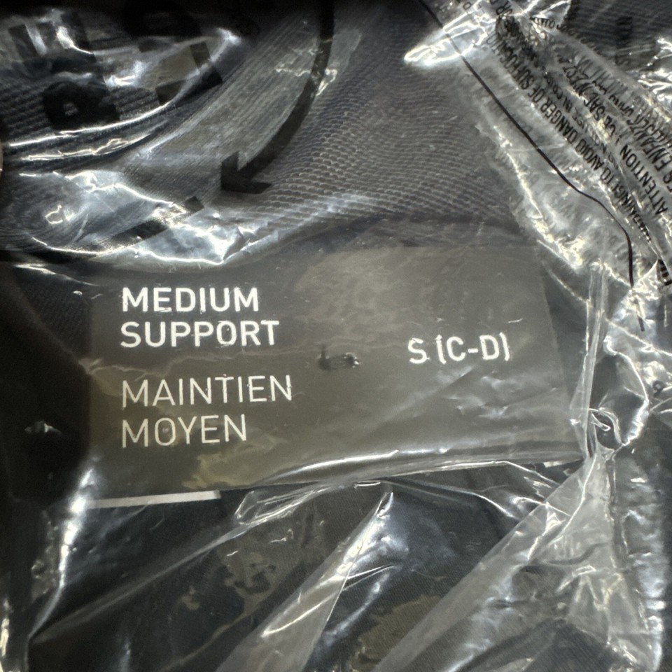 ADIDAS Women's Medium Support 3 Stripes Athletic Bra Size Small (C/D ...