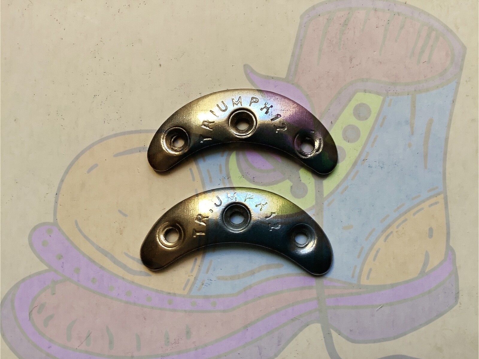 Shoe Repair Heel Plates Steel Triumph, Segs, Blakeys Protectors incl ...