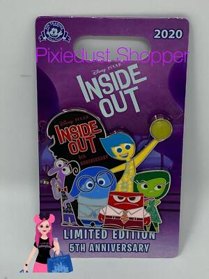 Disney Inside Out Pin – 5th Anniversary – Limited Edition | eBay