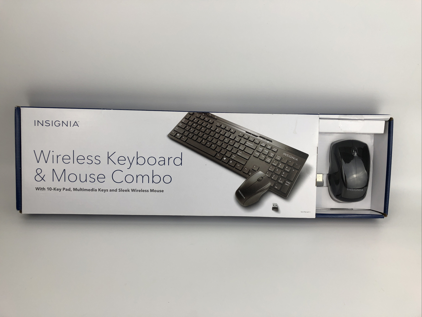 Insignia Ns-pnc6011 Wireless Standard Keyboard & Mouse Combination for ...