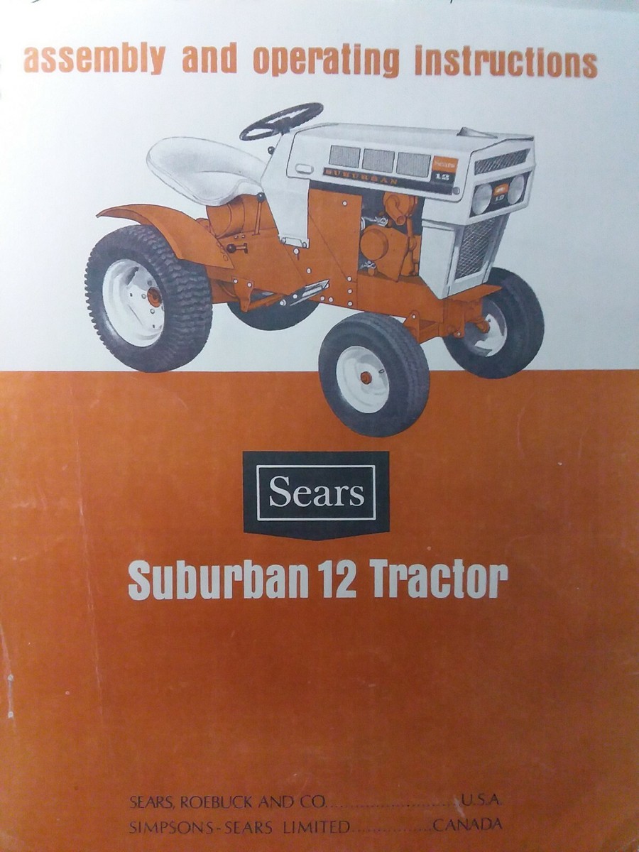 1968 Sears Suburban Tractor