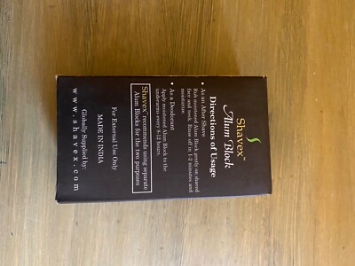 Shavex Alum Block After Shave/ Deodorant Stone for Men 125g | eBay