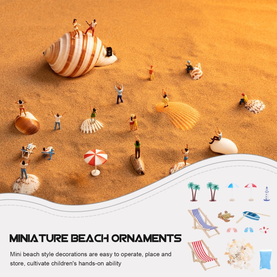 Micro Beach Style Decor Mini Ornament Model Miniature House Decoration ...