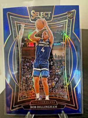2024-25 Select Rob Dillingham Rookie Blue Concourse Prizm #84 ...