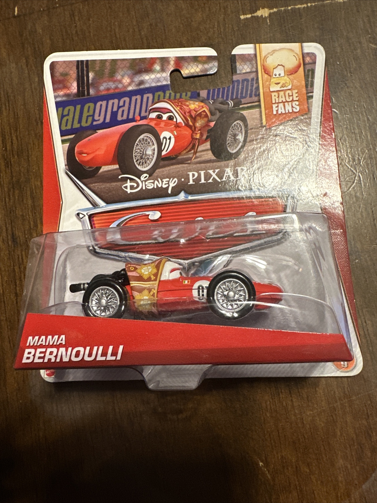 Disney Pixar Cars - Race Fans - Mama Bernoulli - New on Card | eBay