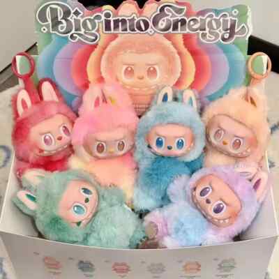 NEW LaBU V3 bubu Monsters Big Into Energy Figure Face Doll Keychain ...