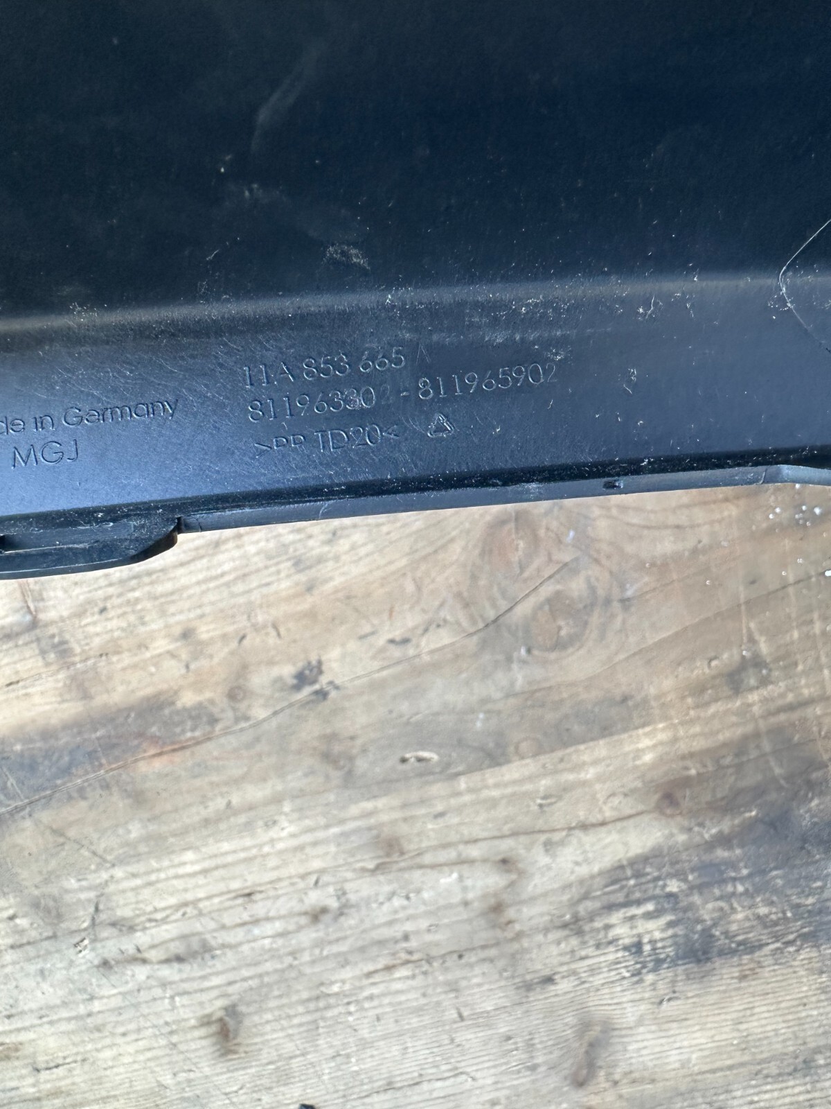 VW ID4 Stoßstange Spoiler Teil Abdeckung 11A853665A original | eBay