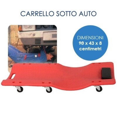 Carrello/Carrellino sottoauto/sotto auto per meccanico/officina con ...