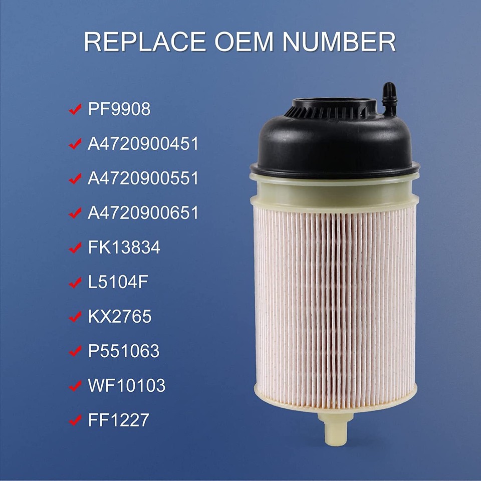 12PCS A4700903151 Fuel Filter PF9908 For Diesel DD-13 DD16 | eBay
