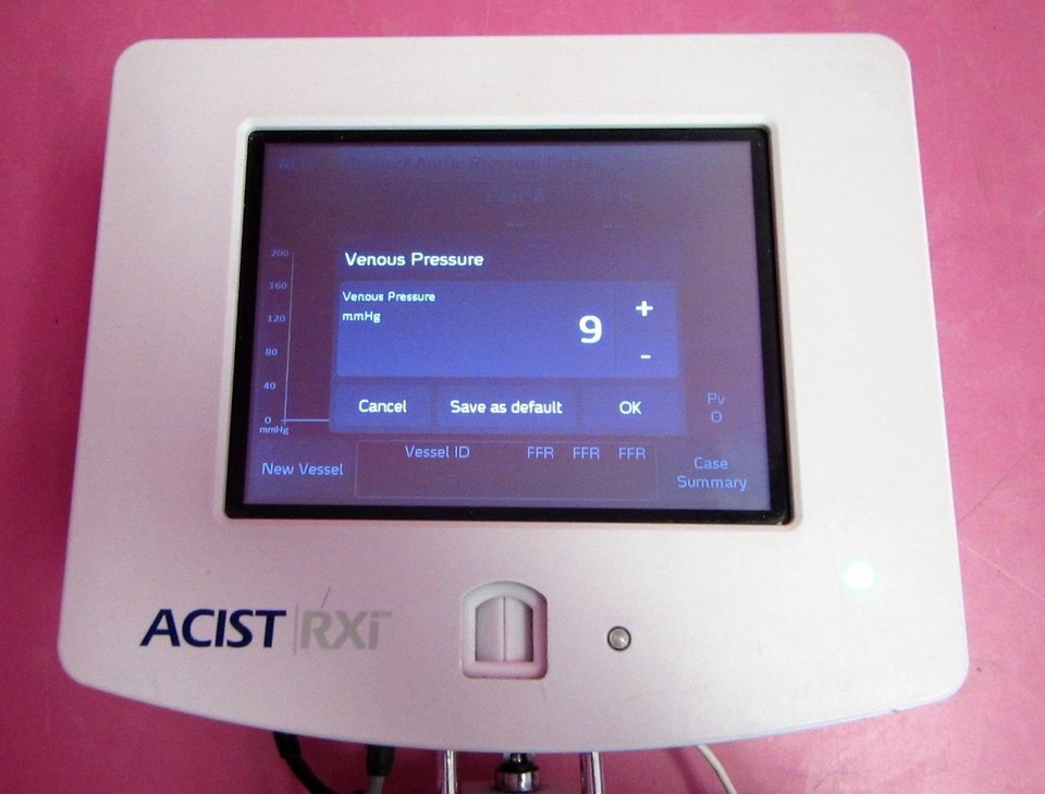 2016 Acist RXi 014666 FFR Intravascular Pressure Monitor Console & Rail ...