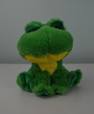 Ideal Toys Direct Frog Plush Stuffed Animal Green Yellow Froggy | eBay