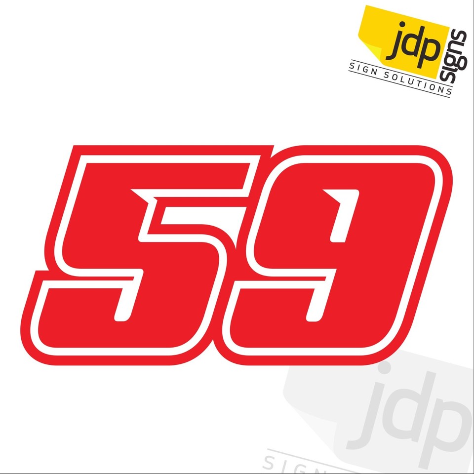 3 X CUSTOM RACE NUMBERS VINYL STICKERS MOTOCROSS KART DECALS MX DIRT ...