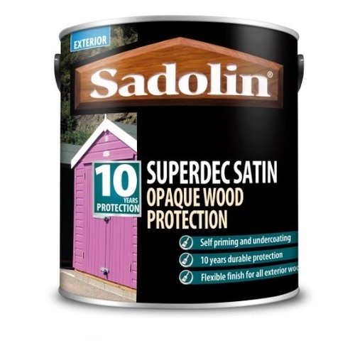 Sadolin Superdec Satin Opaque Wood Protection - All Colours - All Sizes ...