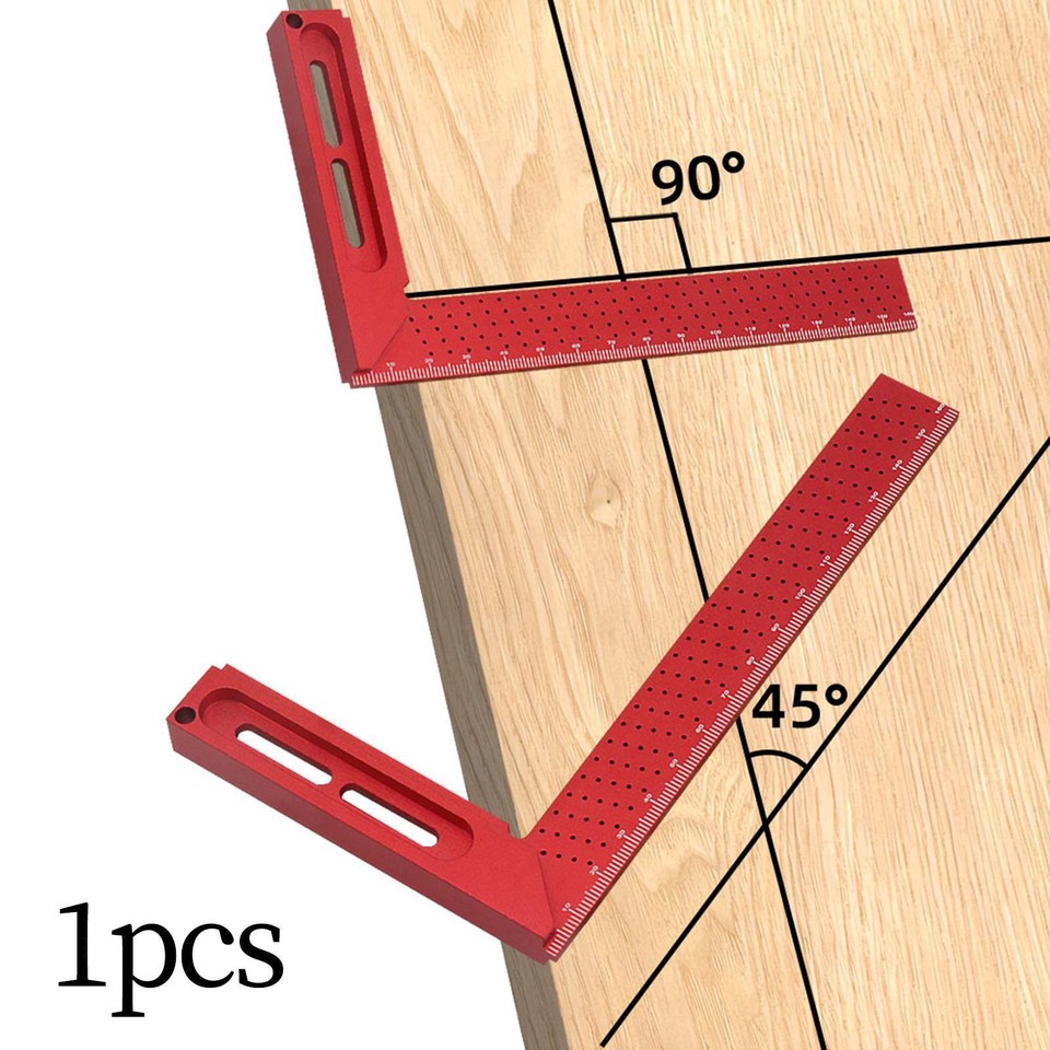 L Square Ruler Measuring and Marking Woodworking Angle Ruler for ...