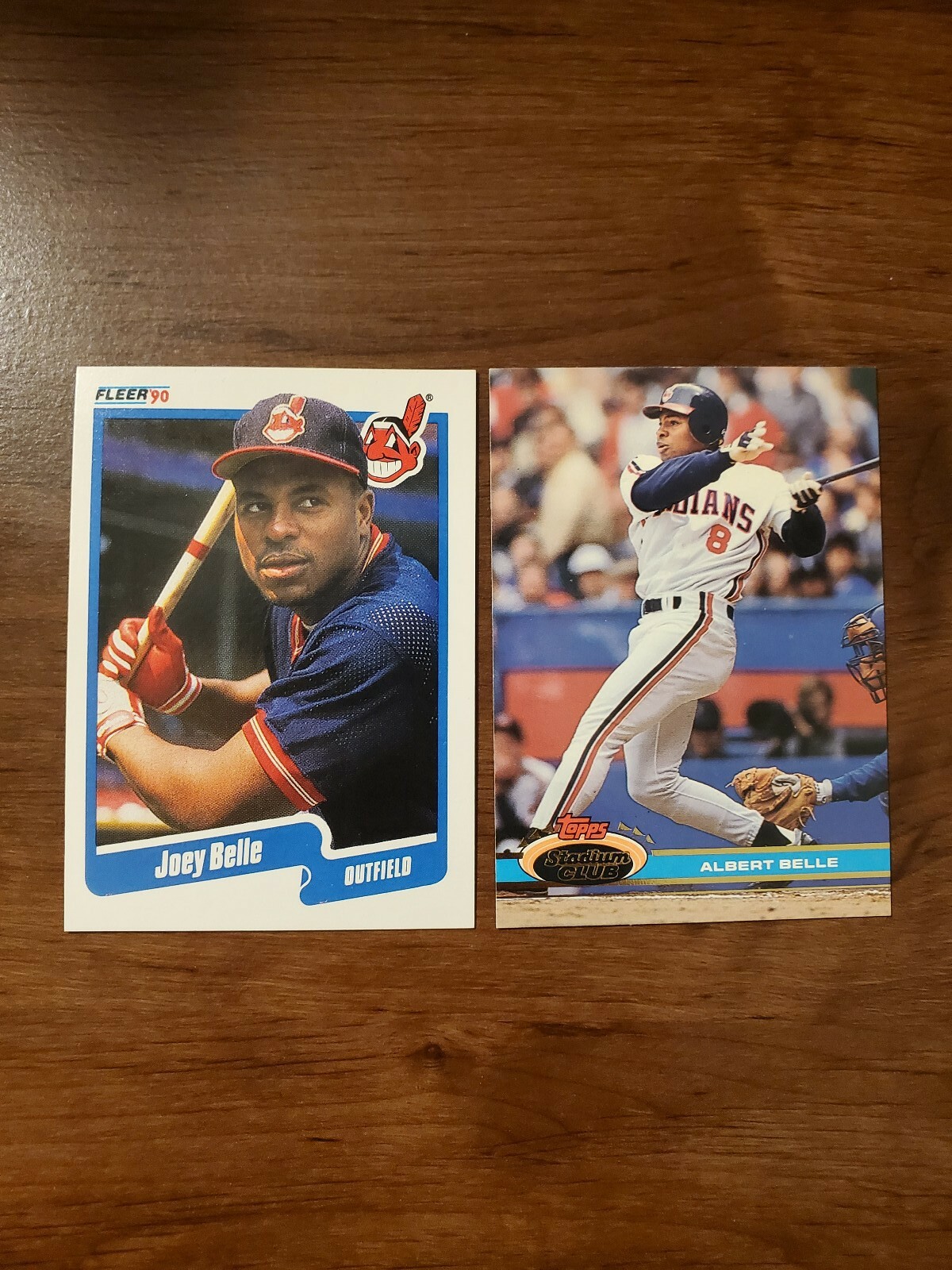 Albert " Joey" Belle - 1990 &1991 Fleer and Topps Rookie Card Lot ...