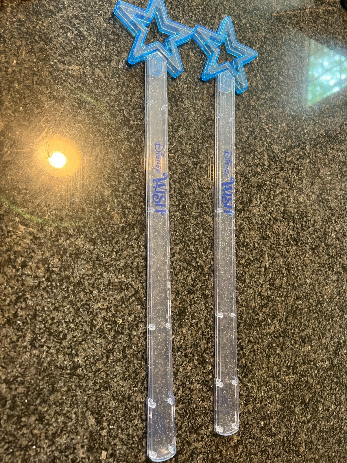 NEW - Set of TWO DISNEY WISH Magic Wands from Maiden Voyage ...