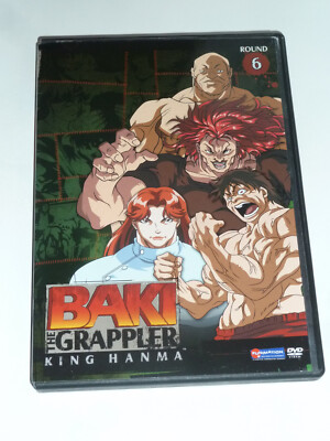 Baki the Grappler Volume 6: King Hanma DVD anime TV show martial arts ...