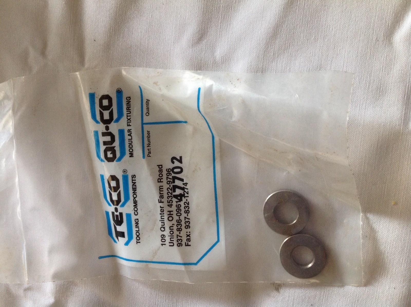 TE-CO 47702 Washer Assy, Stainless, 303 SS, Fits 3/8 In NEW | eBay