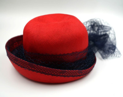 Vintage Canada Designer Fashion Red Hat W/ Labels | eBay