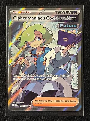 Pokemon Temporal Forces Ciphermaniac's Codebreaking Ultra Rare Holo Card 198/162 | eBay