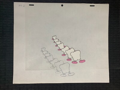 TOOTHPASTE COMMERCIAL? 12.5x10.5" Animation Cel & Drawing - Dancing ...
