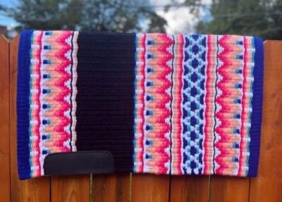 Horse Western Show Saddle pad Blanket with New Zealand wool/Saddle ...