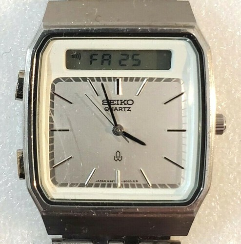 SEIKO DIGITAL H357 - 500A LCD CHRONOGRAPH WATCH. Runs. | eBay