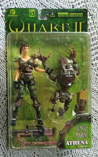 Quake II 2 Action Figure Jungle Marine Athena 1998 ReSaurus ID Ll1 for ...