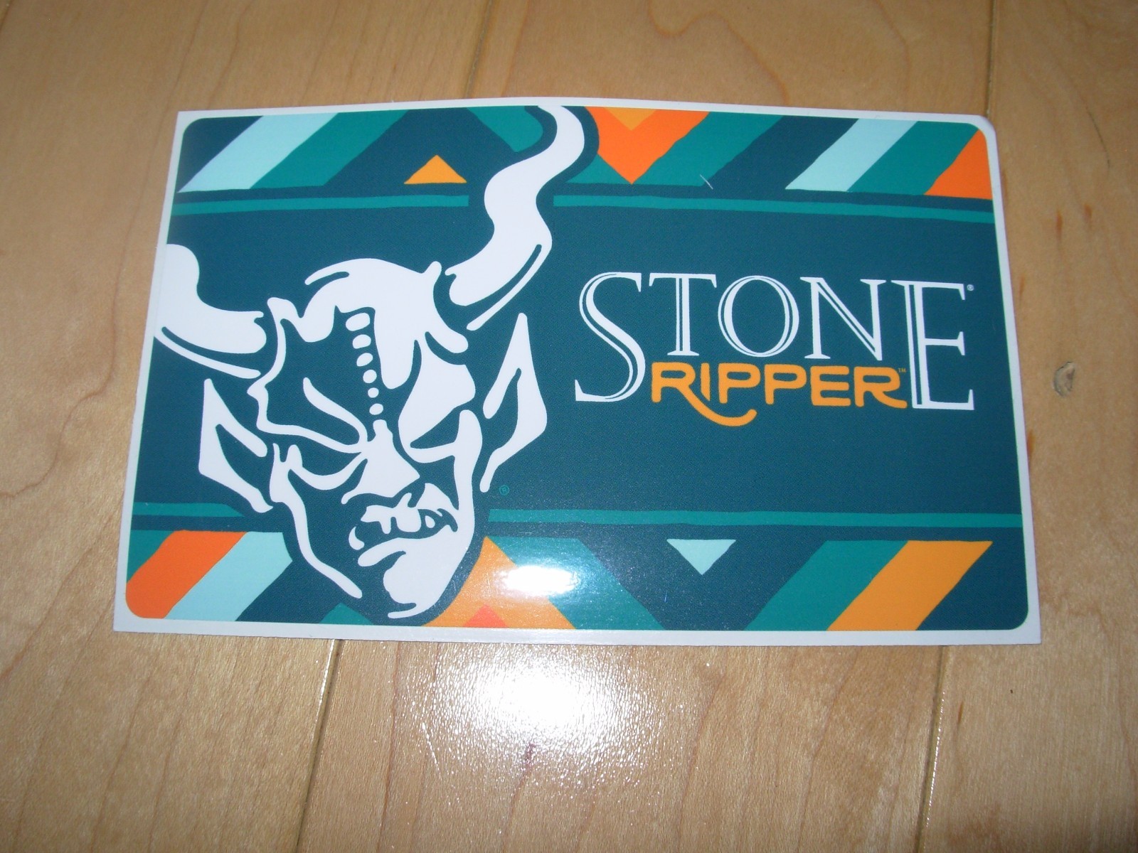 STONE BREWING Ripper Rectangle bastard 5" STICKER decal craft beer ...