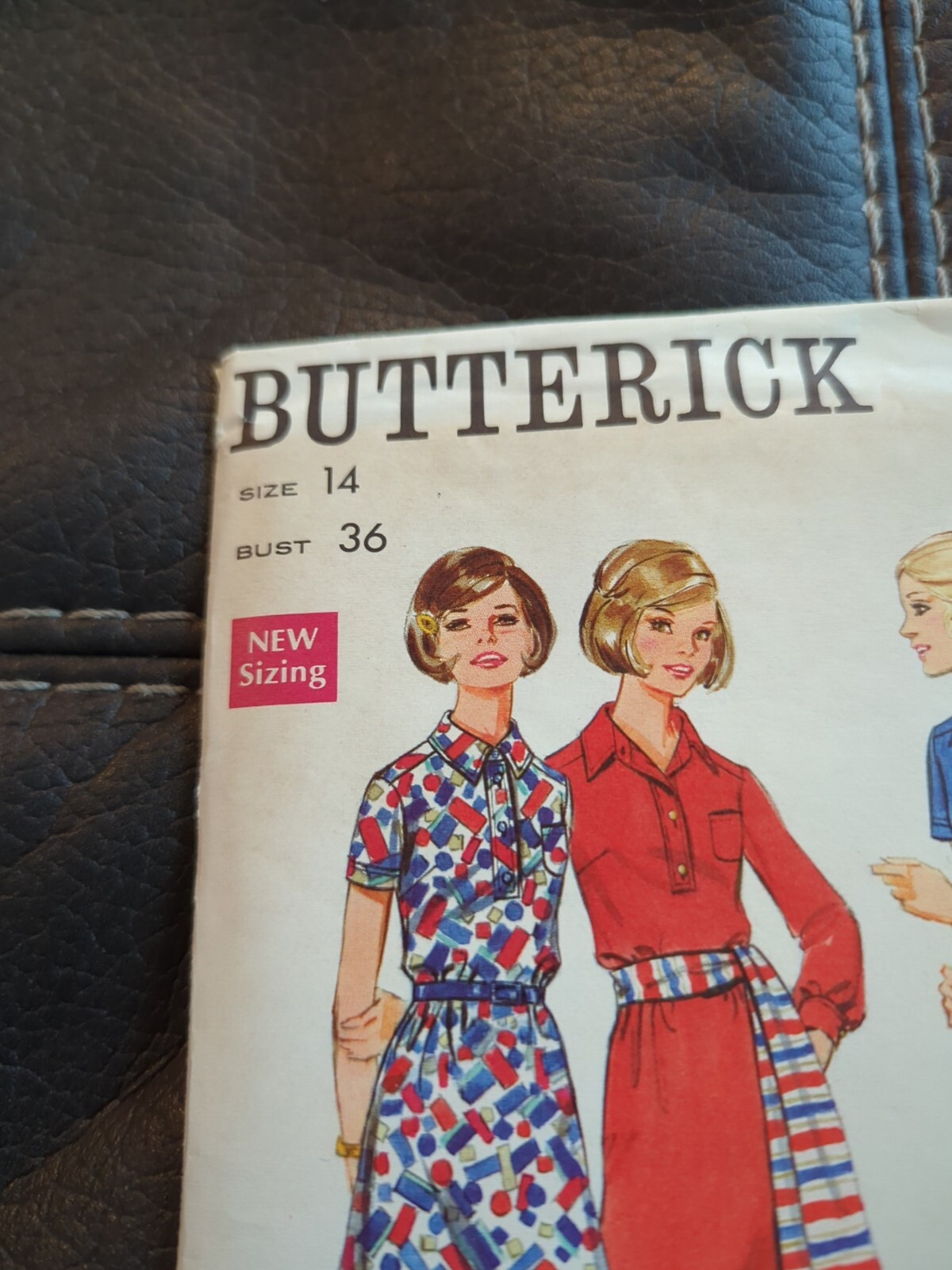 Vintage Butterick 5655 Shirtdress Front Button Placket Sewing Pattern ...