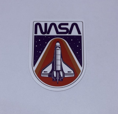 NASA Space Shuttle Sticker Vinyl Decal Moon Landing Space Art Novelty ...