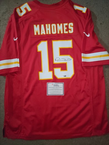 Autographed/Signed Patrick Mahomes Red Game Nike Jersey Fanatics COA | eBay