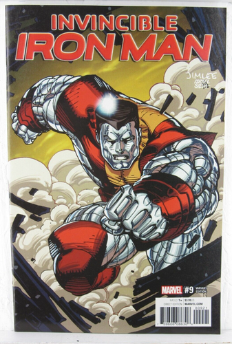 INVINCIBLE IRON MAN #9 * Marvel Comics *2017 Jim Lee Colossus Cover ...
